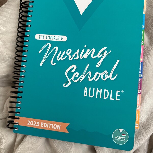 The Complete Nursing School Bundle® | 2025 Edition | Spiral Bound - Etsy