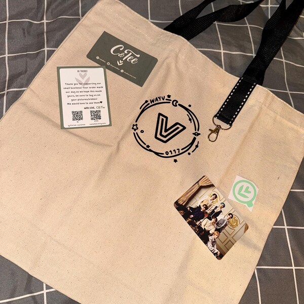 Monsta X Tote Bag With Keychain Loop - Etsy