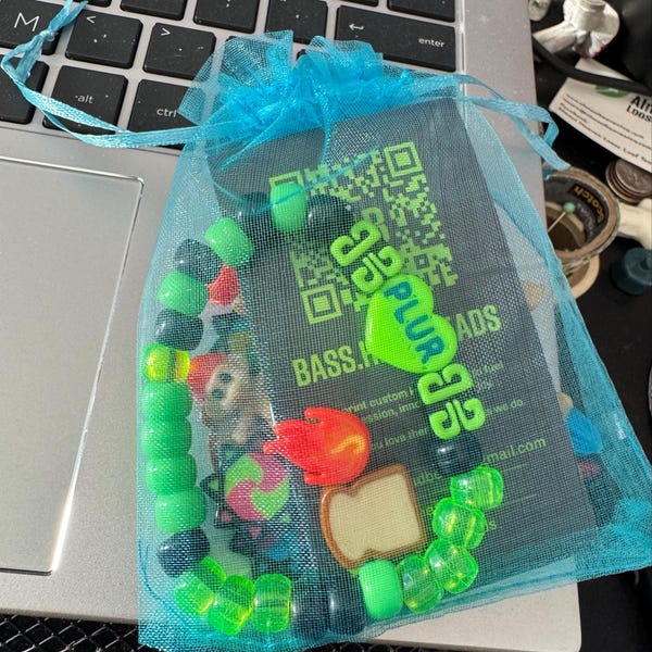 Spider Kandi Beads for Spooky Halloween Kandi | Packs of 5, 10, 20, or ...