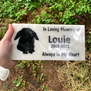 Yorkie Memorial Stone Personalized Pet Keepsake Choice of | Etsy