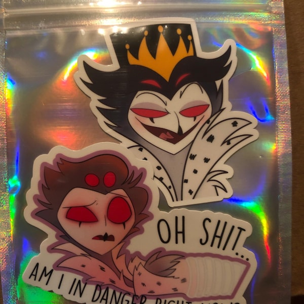 Stolas Sticker/ Sticker Waterproof/ Helluva Boss/ / Cute Stolas/ Red ...