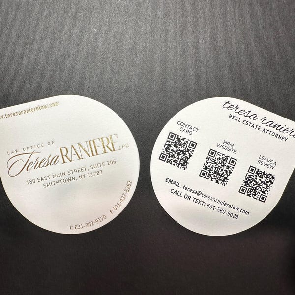 Luxury Gold Foil Business Cards Design and Print, Foil Edging Calling ...