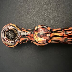 Custom Space Stitch Glass Smoking Pipe Girly Pipes Unique - Etsy