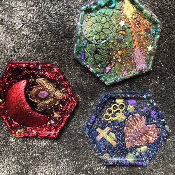 Geometric Coaster Resin Mold-tea Cup Mat Silicone Mold-round Square ...