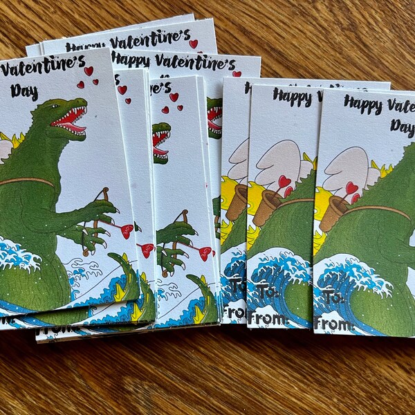 LOVE YOU MONSTERS / Handmade Greeting Card / Anniversary Gift / Fan Art ...