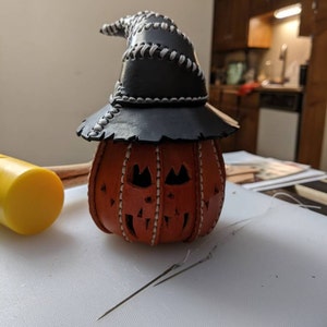 Jack O'lantern Pumpkin Leather Pattern PDF by Leatherhubpatterns - Etsy