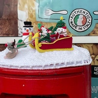 Christmas Mice, Tree & Sleigh Crochet Pattern - Etsy UK