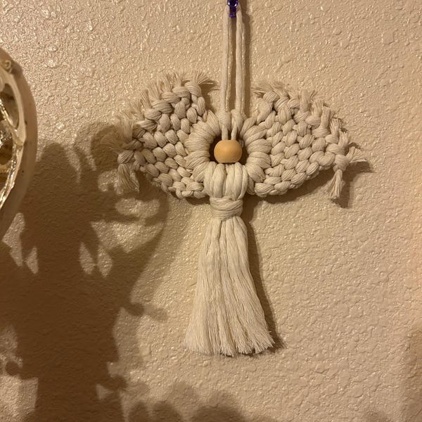 Handmade Macrame Sun Catcher - Boho Wall Hanging - Unique Dream Catcher ...