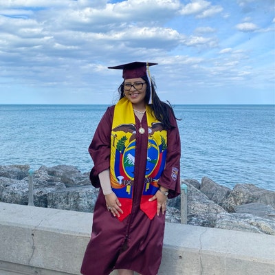 Ecuador Graduation Stole Not Embroidered - Etsy