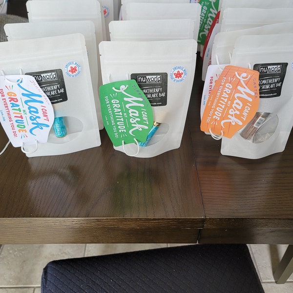 Can't Mask Our Gratitude PRINTABLE Gift Tag, Mask Gift Tag, Thank You ...