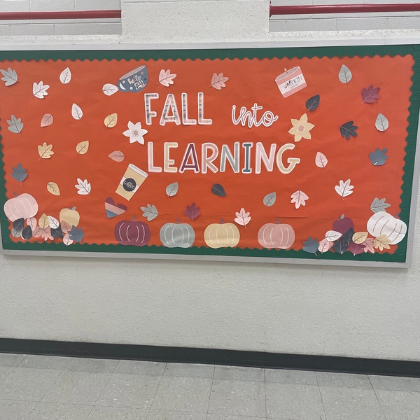Fall Bulletin Board Kit | Autumn Bulletin Board | Fall Decor | Fall ...