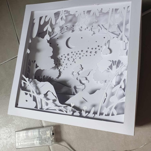 3D Frame Box, 3d Papercraft, Paper Crafts, Card Box Model, 3d Paper Svg ...