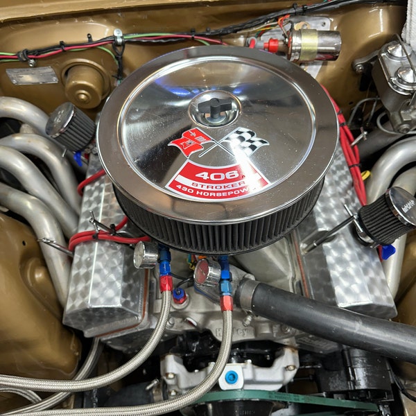 Old Retro Corvette Chevy Chevrolet Mailbox Graphics MAILBOX NOT ...