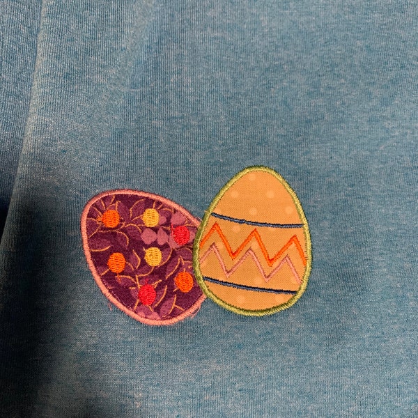 Easter Egg Machine Embroidery Applique Design - Etsy