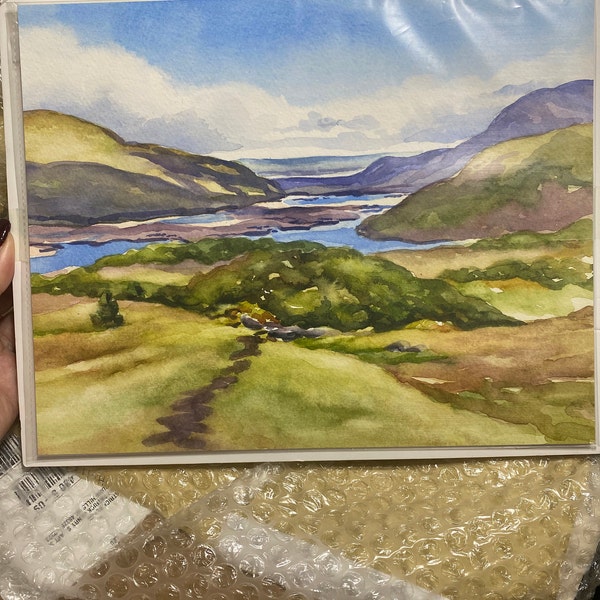 Connemara Landscape, Irish Gift, Irish Art, Giclée Print, Print of ...