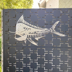 Marlin Chasing Flying Fish Metal Wall Art Metal Fish Art Home | Etsy