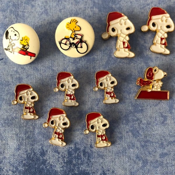 Vintage Snoopy's Character: Linus, Round Buttons, Pack of 12 Buttons ...