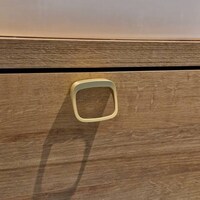 Brushed Nickel Keyhole Boss Bar Kitchen Cabinet Handles 160mm Either ...