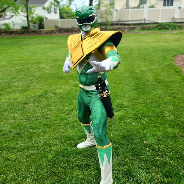 Helmet Green Ranger Mmpr (free Shipping) - Etsy