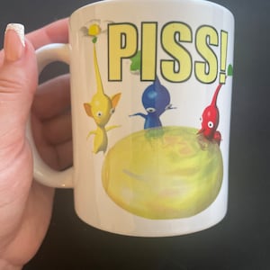 Pikmin PISS Mug - Etsy