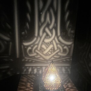 Viking Shadow Lantern Norse Thor Hammer Mjolnir Pegan Night Light - Etsy