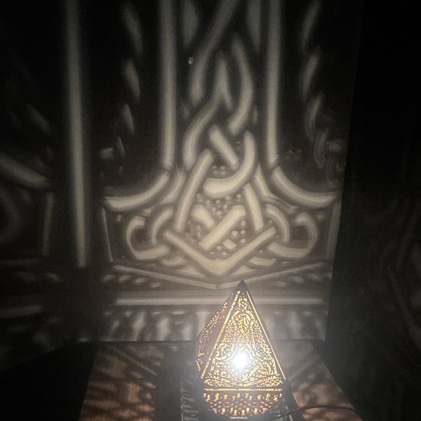 Viking Shadow Lantern Norse Thor Hammer Mjolnir Pegan Night Light - Etsy