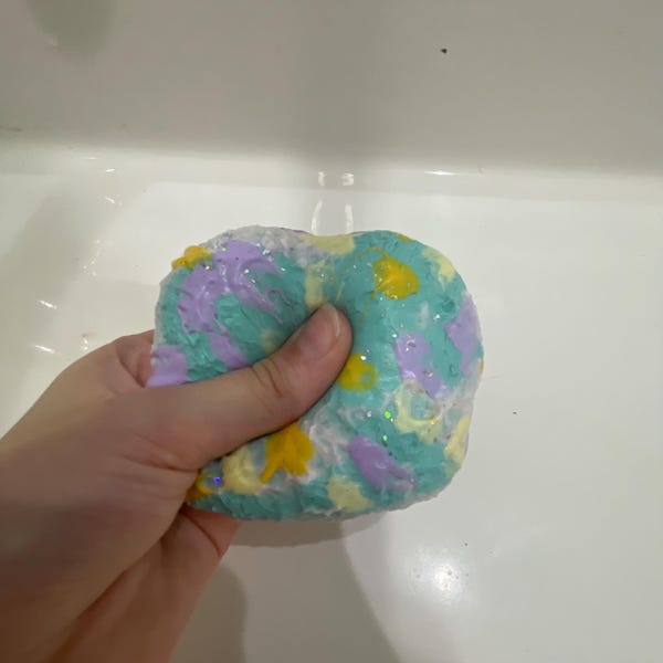 OOAK Taba Squishy | Unique Oil Paint Style Color | Handmade Squeeze Toy ...