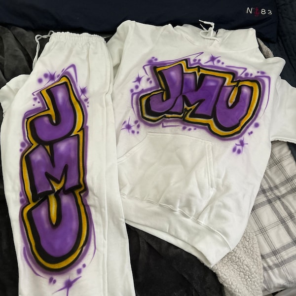Airbrushed Sweatsuit Set Hoodie and Sweatpants Youth or Adult Includes ...