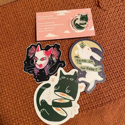 Computer-head Girl Sticker ERROR 404 - Etsy