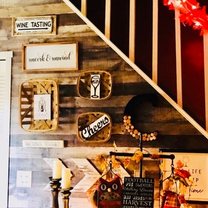 Locals Only Metal Street Sign Reclaimed Wood Frame | Etsy