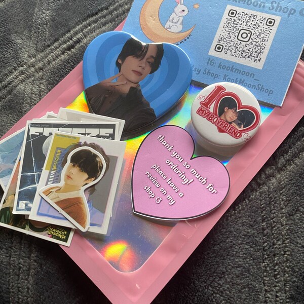 TXT Heart Buttons - Etsy