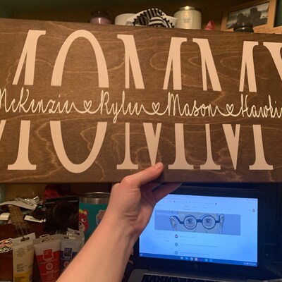 Mothers Day Gift Mommy Sign Gift for Mom Rustic Sign for - Etsy