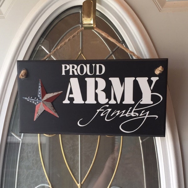Army Signs, Military Sign, Proud Army Family, Family Sign, American ...