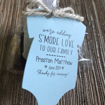 We're Adding S'more Love to Our Family Tags Only OR Bags/tags Twine 6 ...