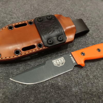 Hybrid Leather Kydex Sheath for ESEE 5 Knife - Etsy