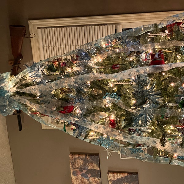 Copper and Gold Christmas Tree Topper Bow Autumn Tree Topper Bow ...