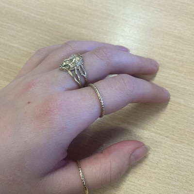 Elemental Ring, Alchemical Symbols for Earth, Air, Fire and Water ...