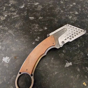 Small Curve Striped Utility Knife Fixed Blade Razor Unique - Etsy