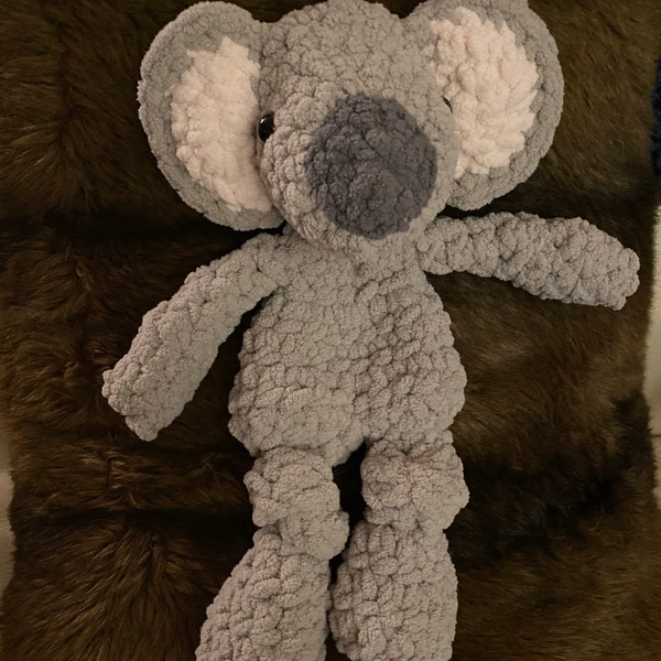 MINI Koa Koala Knotted Lovey — Crochet Koala PATTERN - Etsy