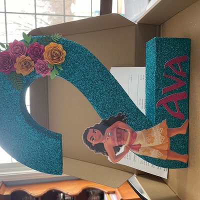 Inspired Moana Personalized Number/letter - Etsy
