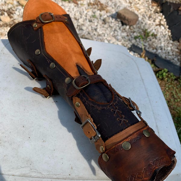 Leather Armored Gauntlet - DIGITAL PDF PATTERN - - Etsy
