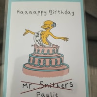 Ralph Wiggum Simpsons Funny Birthday Card Funny Greetings - Etsy Canada