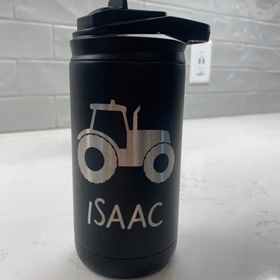 Personalized Tractor Kid's Travel Cup, Tractor Design, Tractor Tumbler ...