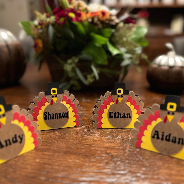 Thanksgiving Place Cards/thanksgiving Name Cards - Etsy