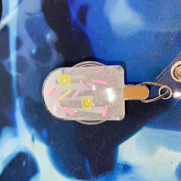 Cute Popsicle Badge Reel-summer Themed ID Holder-nurse ID Keycard ...