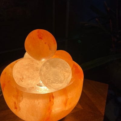 Himalayan Salt Lamp, Pink Salt Lamp, 100% Pure and Authentic Natural ...
