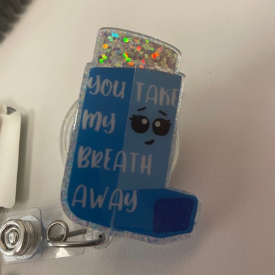 Cute Inhaler Badge Reel Medical Badge Reels Humor Badge - Etsy