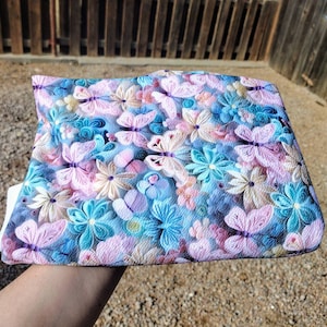 Red, White and Blue 3d Floral Seamless Pattern 2 Sublimation & Print ...