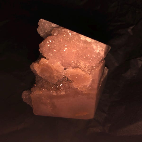 Pink Agate/cotton Candy Crystal Spheres - Etsy