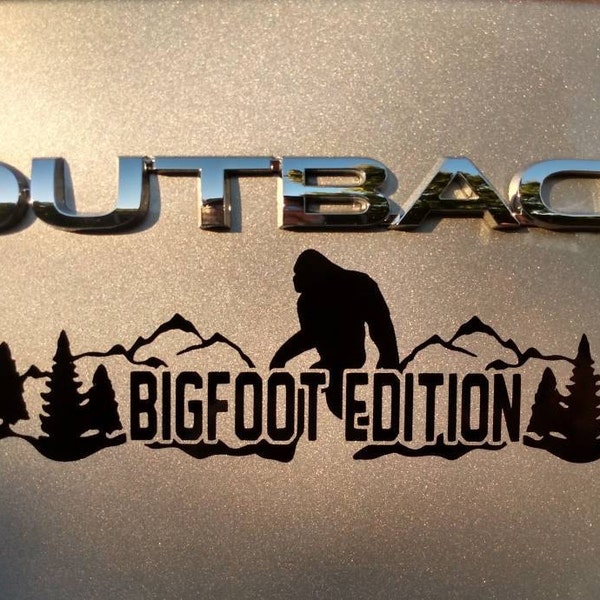 Bigfoot Edition Sub Cross Vinyl Decal Sticker Custom Made to Order Off ...